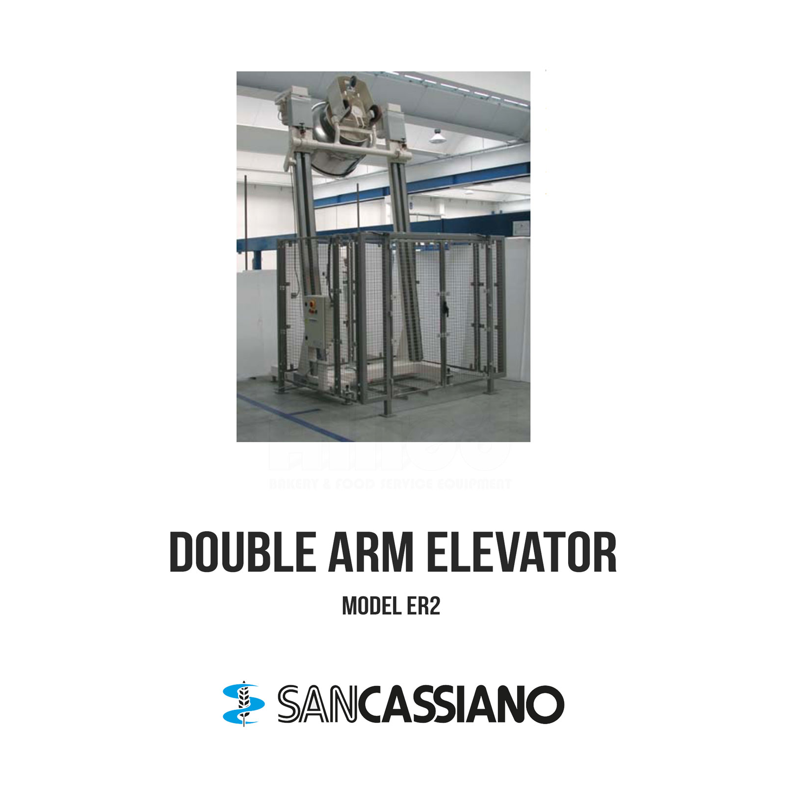 SANCASSIANO Double Arm Elevator - Model ER2 - Allied Bakery Equipment